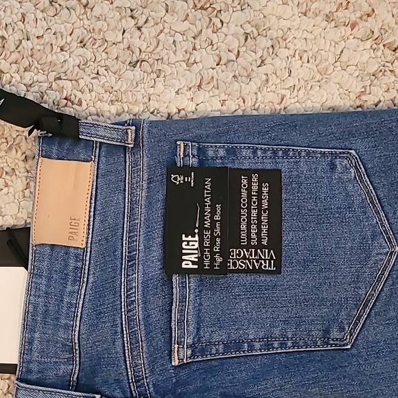 PAIGE | Jeans | Paige High Rise Manhattan Slim Boot Jeans | Poshmark